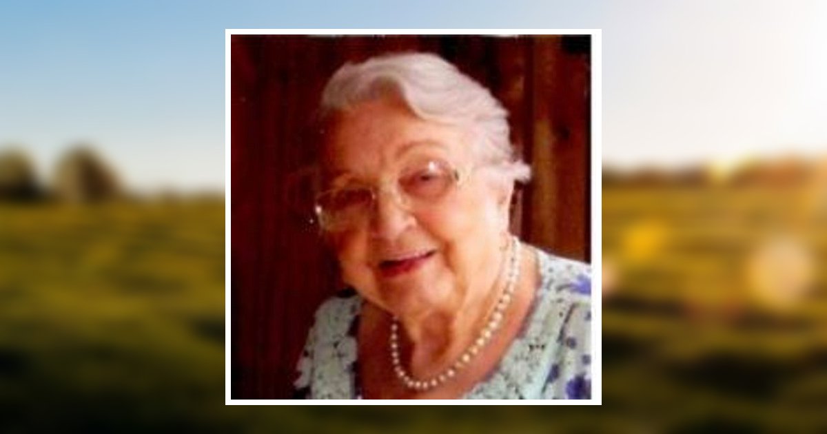 Helen E Beiler Obituary June 12, 2015 - Nimsgern Funeral Home