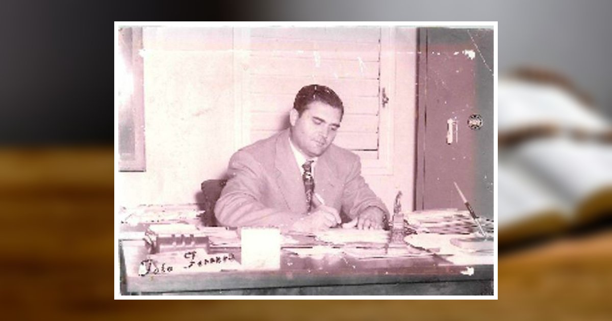 Fausto R. Ramirez Obituary February 17, 2013 - Newcomer Orlando