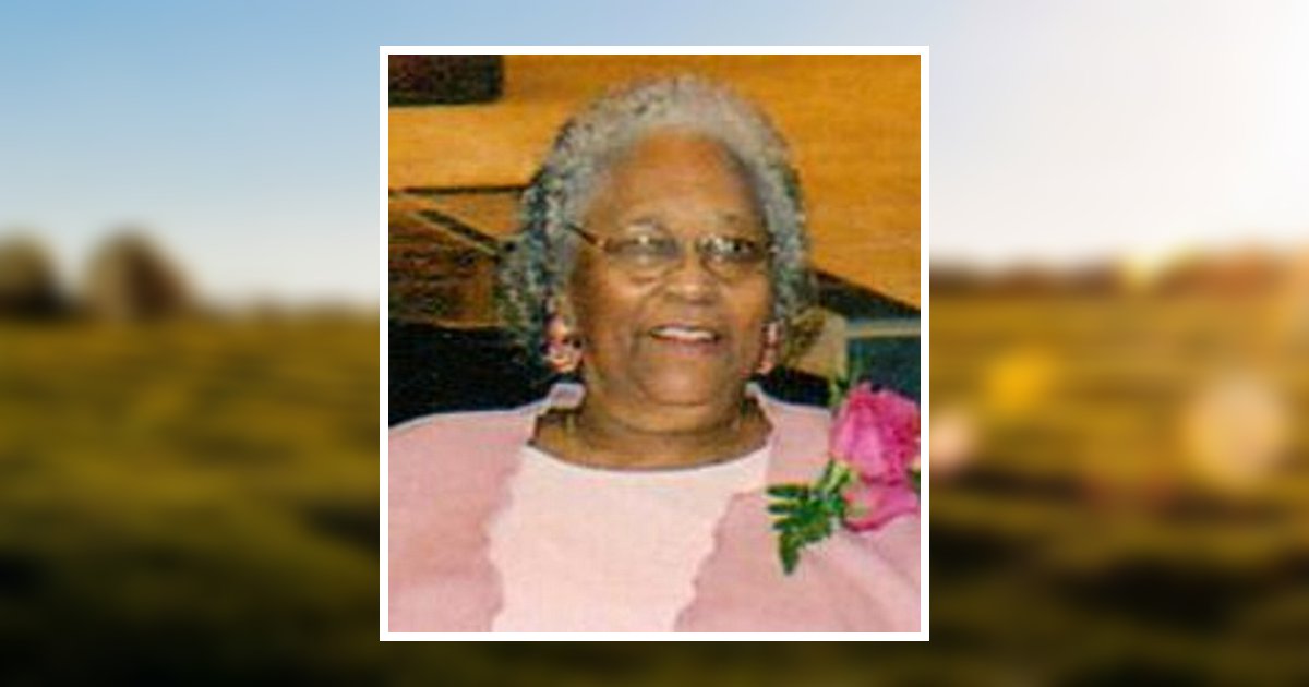Bessie Williams Obituary January 27, 2015 - Historic Bruce Funeral Home