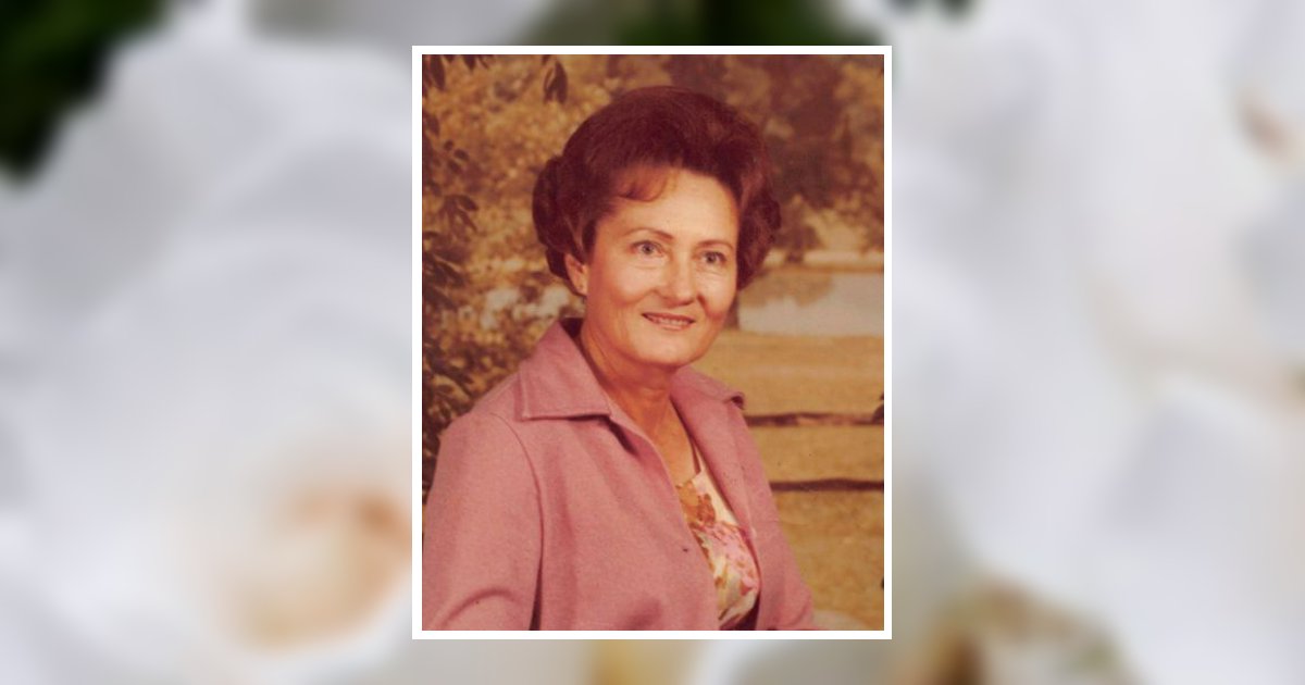 Dorothy Louise Nichols Obituary August 6, 2024 - Galbreaith - Pickard Funeral Chapel