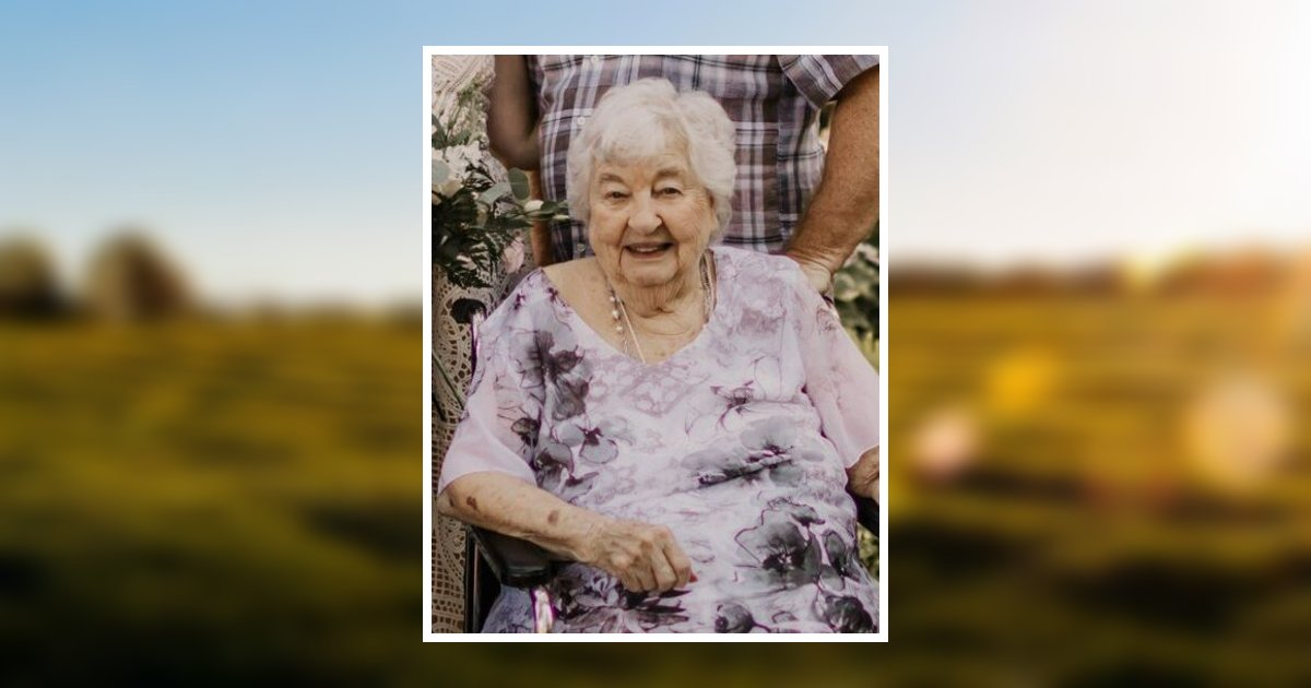 Sylvia Van Der Jagt Obituary March 14, 2023 - Reynolds Funeral Home - Turner