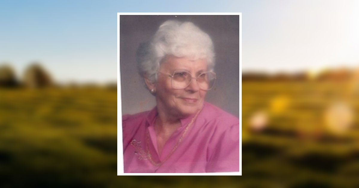 Edith (Lucas) Bobo Obituary December 10, 2010 - Wilhelm-Eakin Funeral ...