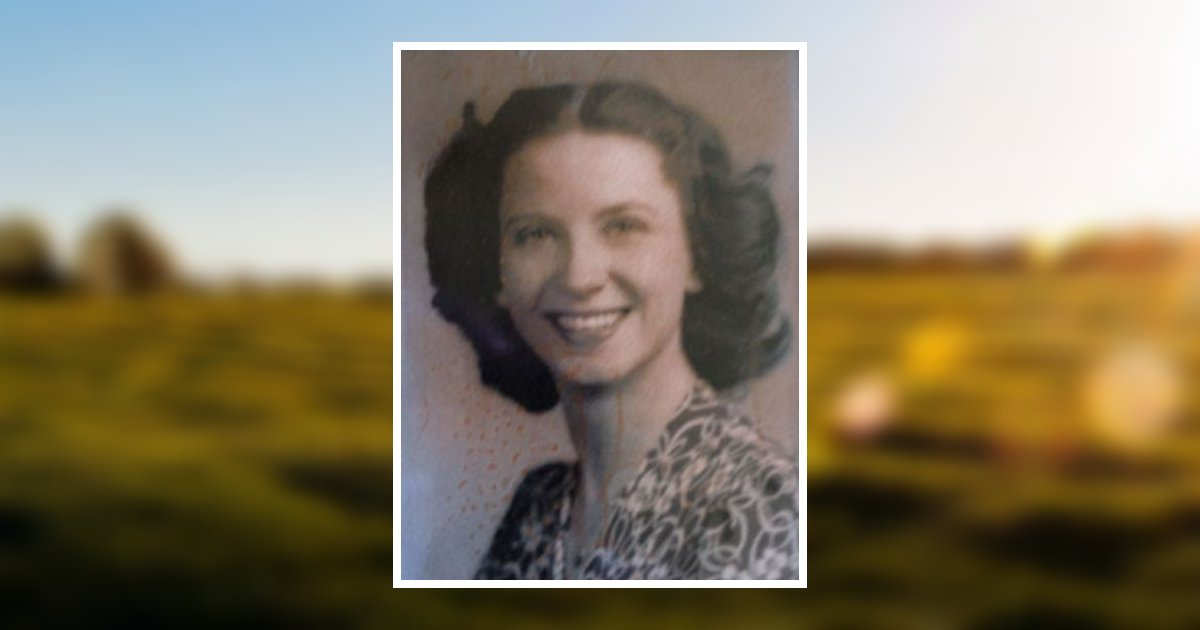 Verna Jane Wood Obituary June 9, 2015 - Webb Funeral Home