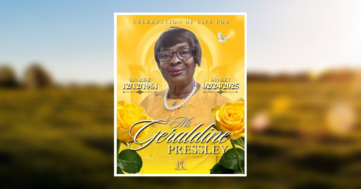 Geraldine Barbara Ann (Wilkins) Pressley Obituary February 24, 2025 ...