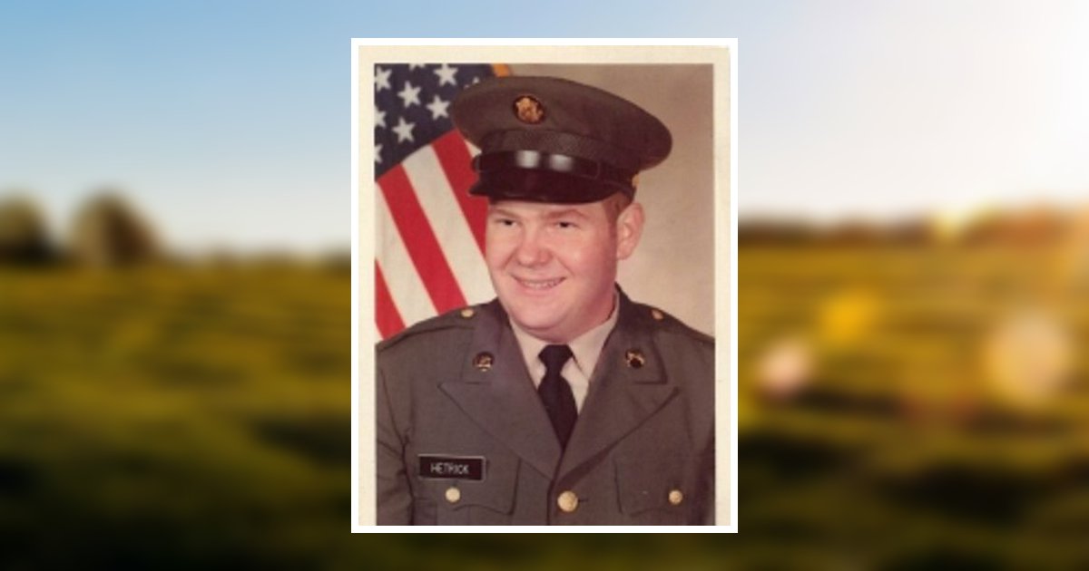 David Louis Hetrick Obituary February 18, 2022 - Cicholski-Zidek ...