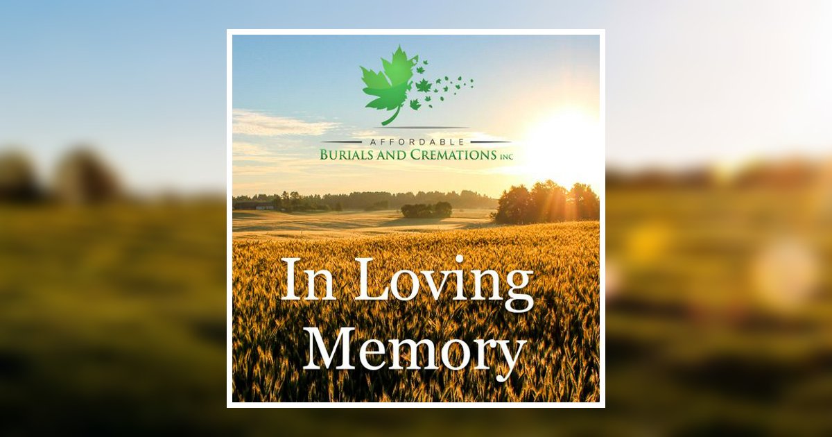 Quance, George Richard. Obituary - Affordable Burials and Cremations