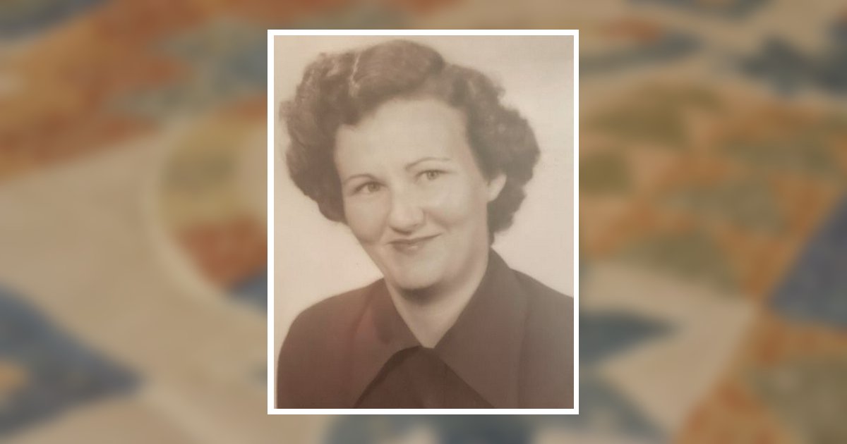 Kate Glover Obituary May 14, 2024 - Blair Stubbs Funeral Home