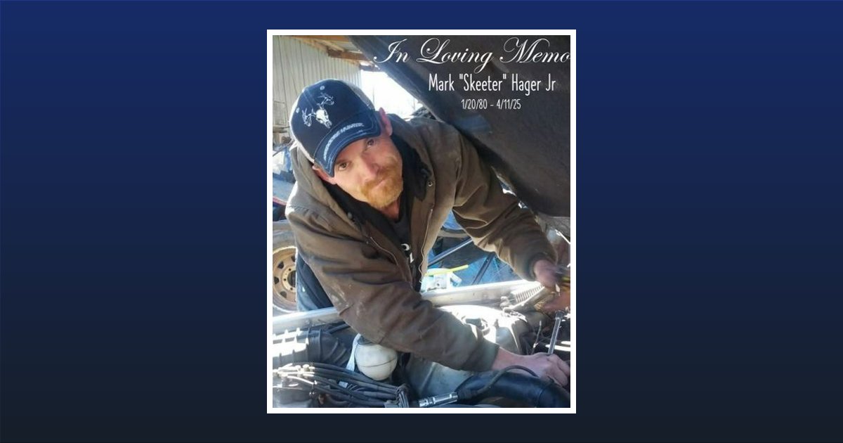 Mark Hager Jr. Obituary April 11, 2025 - Tri-County Funeral Home
