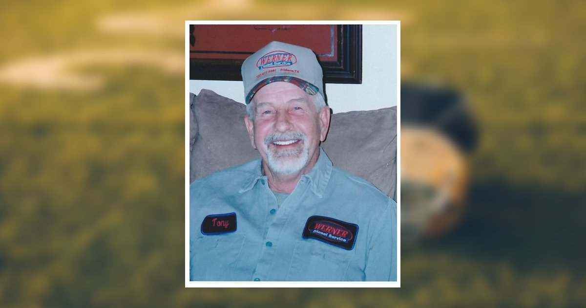 Anthony "Tony" Woolf Obituary May 28, 2025 - Elmwood Funeral Home