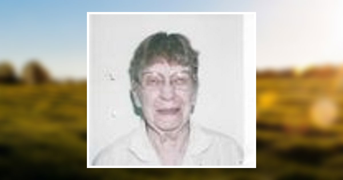 Frances Tice Obituary January 27, 2016 - Buffalo Hill Funeral Home ...