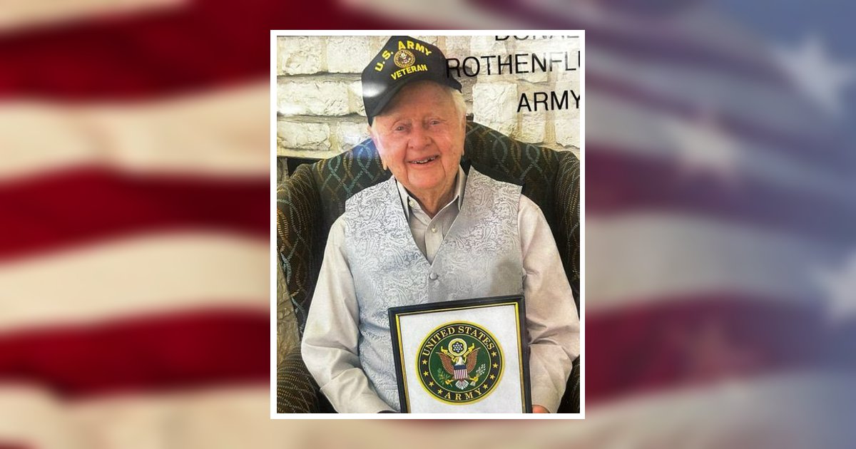 Donald Kenneth Rothenflue Obituary August 1, 2024 - Kerrville Funeral Home