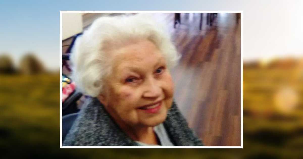 Flora Sarver Obituary March 30, 2019 - Burton Quinn Scott Cremation ...
