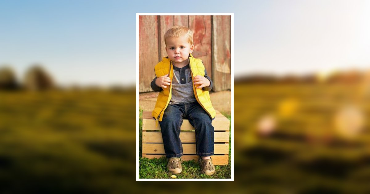 Connor Rozeboom Obituary May 8, 2016 - Porter Family Funeral Homes