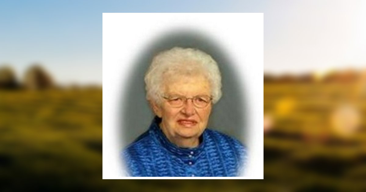 Everna Van Der Schaaf Obituary October 17, 2009 - Memorial Funeral Home