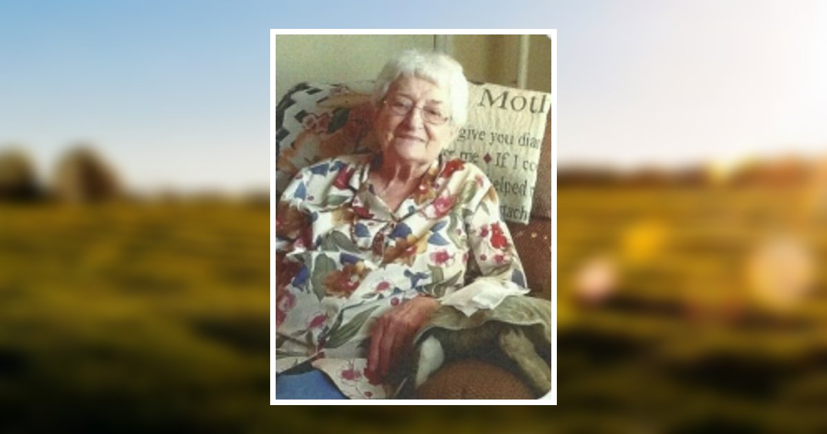 Wanda Mae Dye Obituary September 27, 2015 - McAlister-Smith Funeral ...