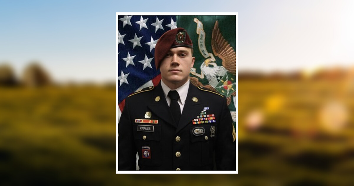 Staff Sergeant Ryan Knauss Obituary August 26, 2021 - Mynatt Funeral Homes