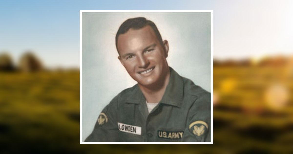 SFC James W. Lowden, Jr. (US Army Ret.) Obituary January 20, 2018 ...