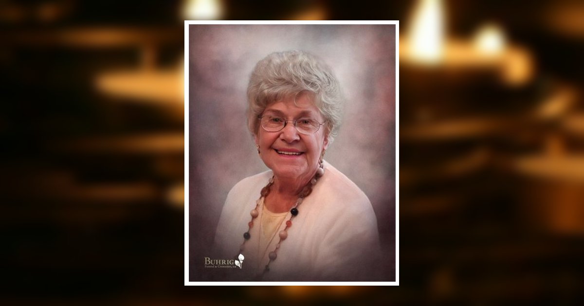 Eileen Velter Obituary June 20, 2024 - Buhrig Funeral Home & Crematory