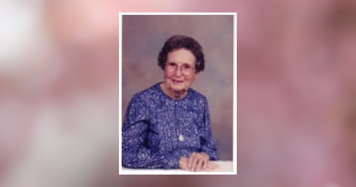 Imogene Thompson Pack Obituary 2007 - Galbreaith - Pickard Funeral Chapel