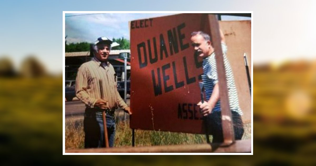 Wells, Duane Kemp Obituary September 16, 2020 - Eversole Mortuary