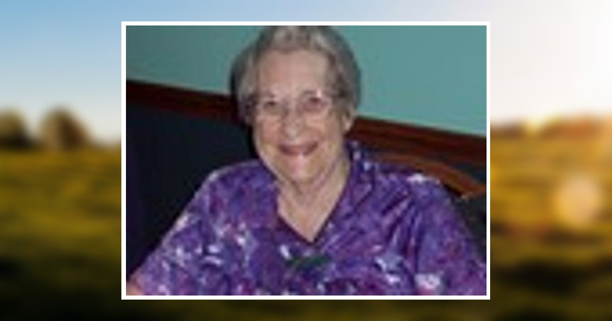 Evelyn Thorpe Obituary August 7, 2012 - Royce Chedzoy Funeral Home