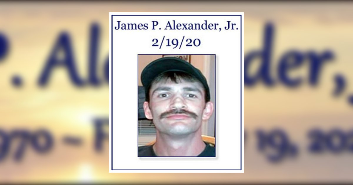 James Alexander Obituary February 19, 2020 - Loutzenhiser Funeral Homes ...