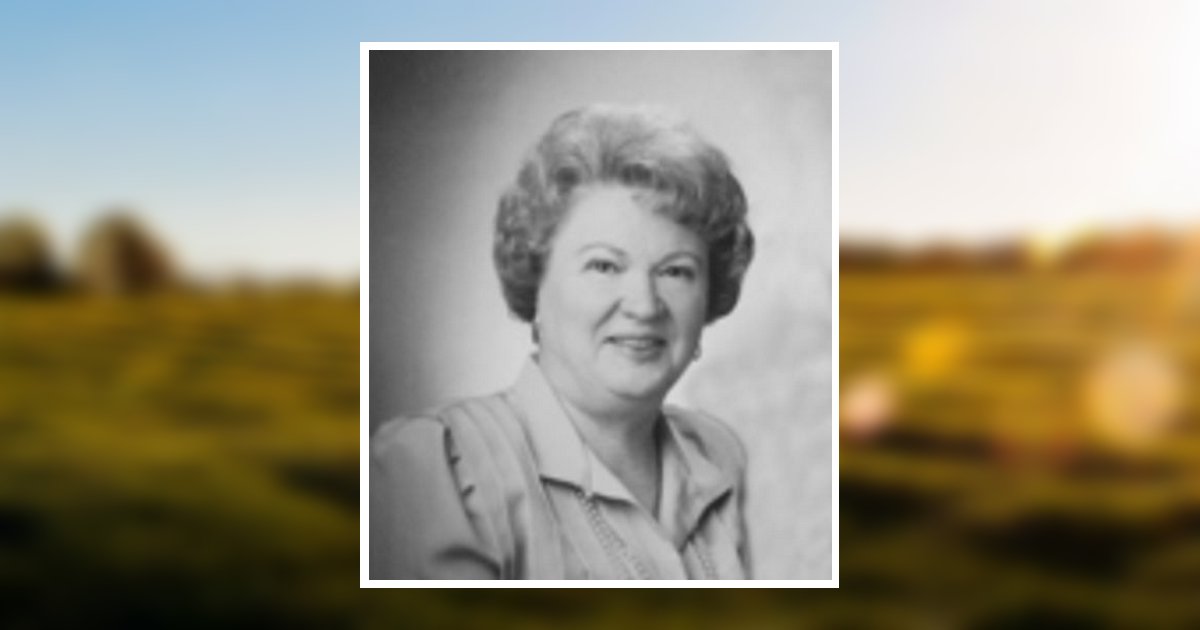 Jean Wenzel Fuller Obituary 2016 - Simple Traditions Funerals ...