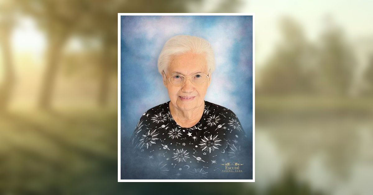Virginia Mae Daigrepont Obituary July 22, 2023 - Escude Funeral Home