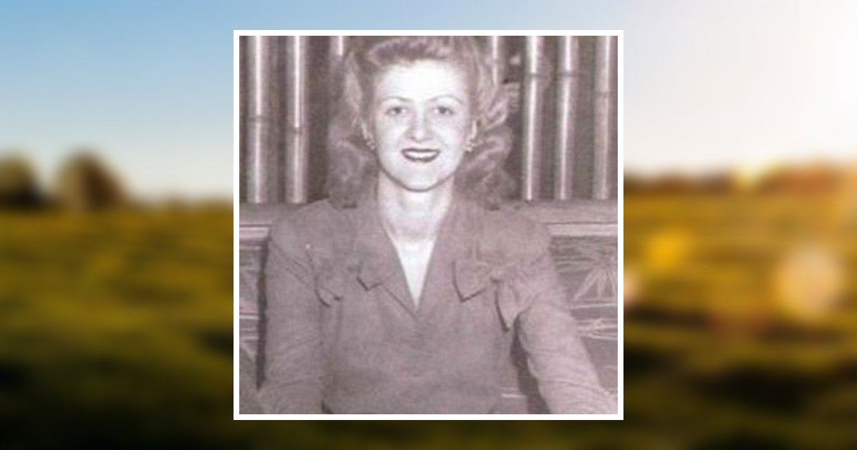 Stella Smith Obituary March 13, 2009 - McDonald Funeral Homes