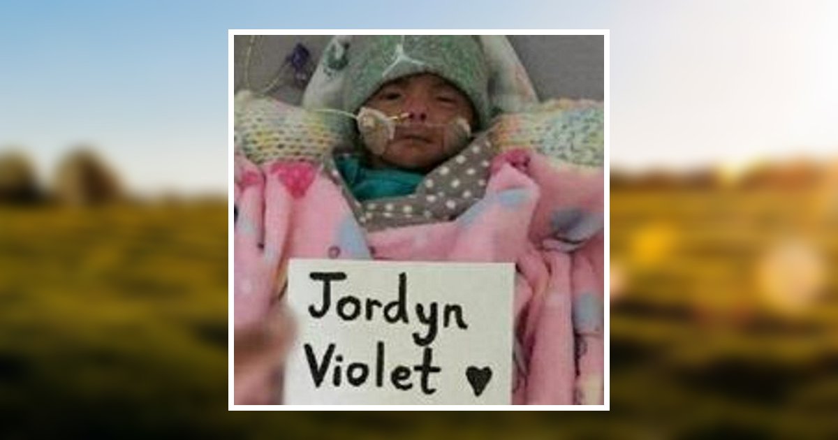Jordyn Violet Ross Blueshield Obituary September 13, 2019 - Gilbertson ...