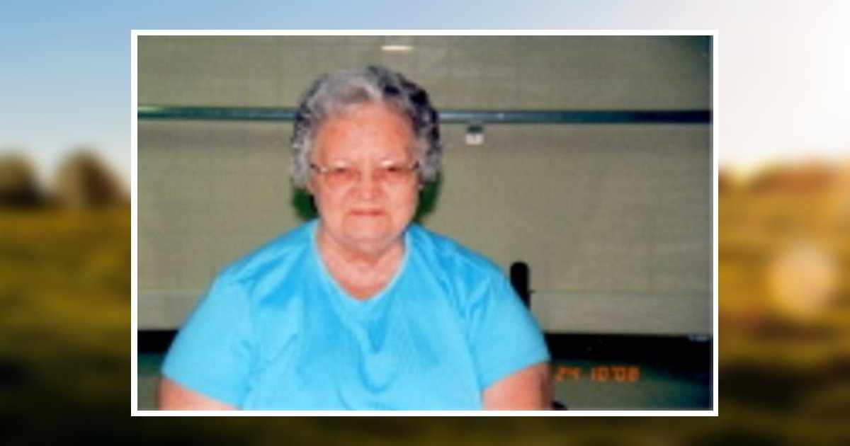 Geraldine B. WILSON Obituary March 7, 2009 - Sharp Funeral Homes