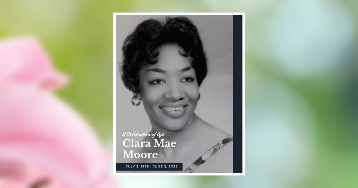 Clara Moore Obituary June 2, 2025 - Forest Lawn