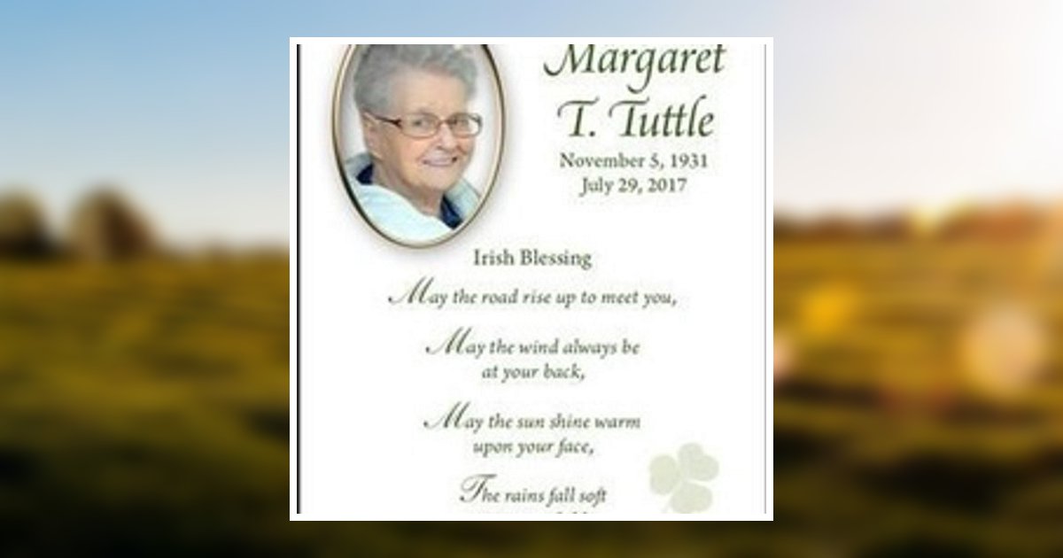 Margaret T. Tuttle Obituary July 29, 2017 - Mercadante Funeral Home ...