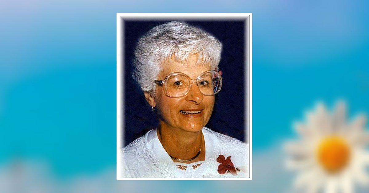 Ruth Mildred von Dreele Obituary October 24, 2024 - Newcomer Kentuckiana