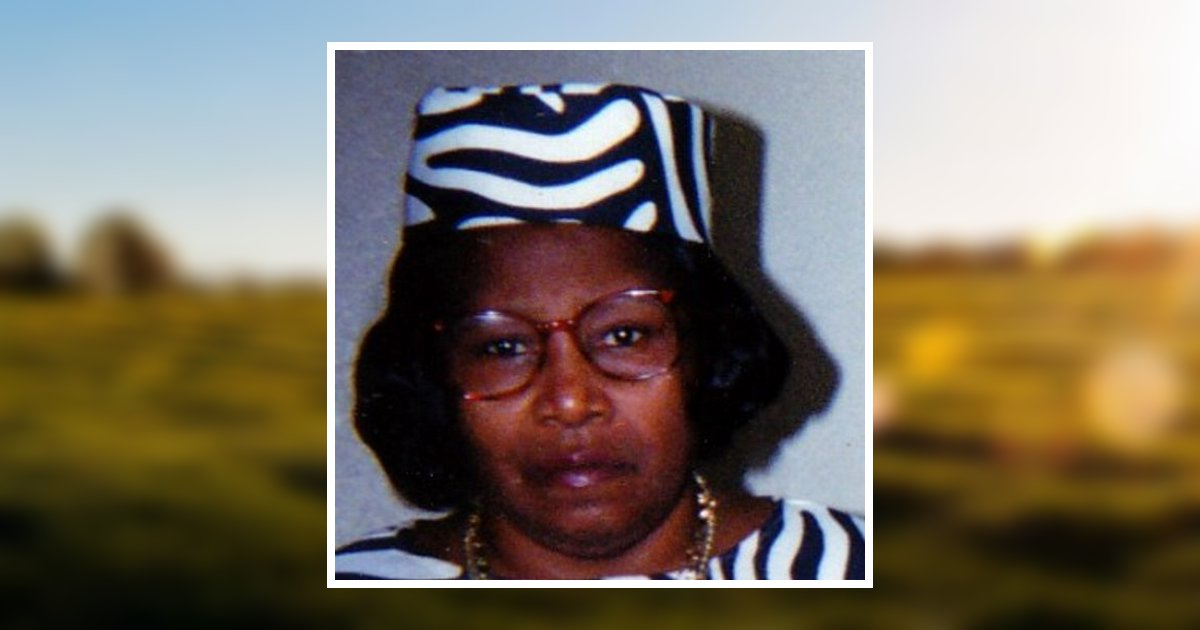 Flora Anderson Obituary January 26, 2016 - Golden Gate Funeral Home