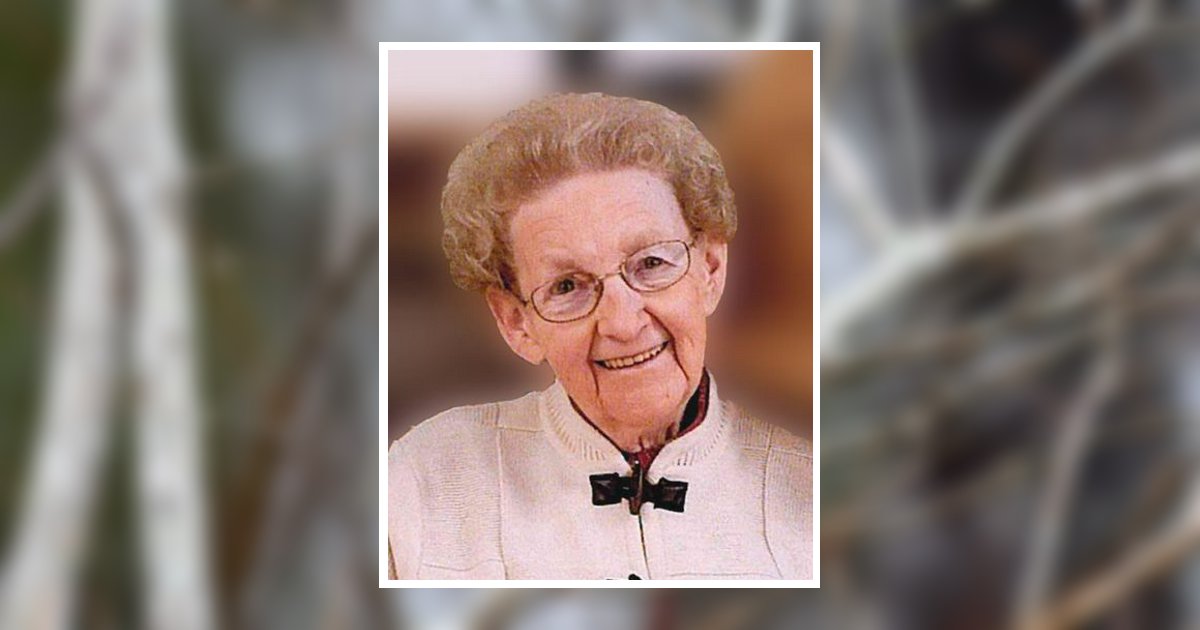 Verna Muriel Boer Obituary December 29, 2022 - Porter Family Funeral Homes