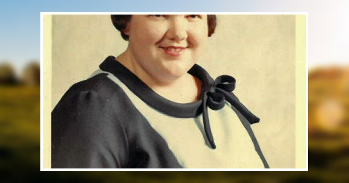 Mary Jane Sohn Obituary June 30, 2016 - Baue Funeral Homes