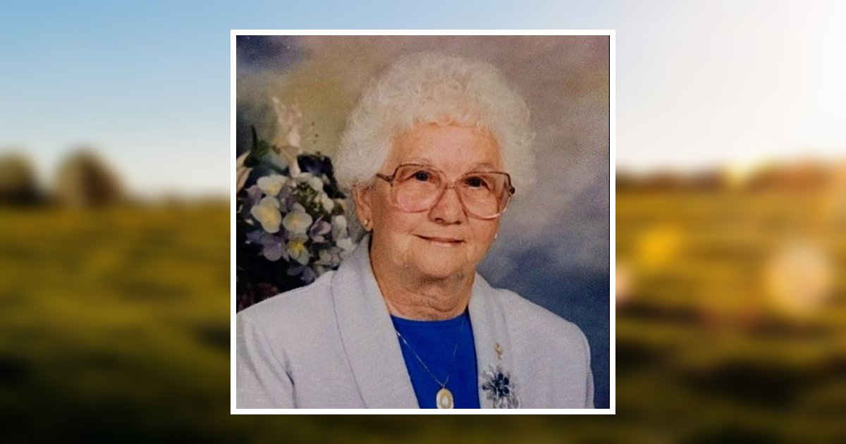 Anna J. Burson Obituary March 21, 2020 - Avink McCowen Secord Funeral Home