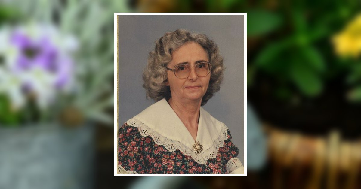 Edith Jeffcoat Obituary April 26, 2025 - Pace - Stancil Funeral Home and Cemetery