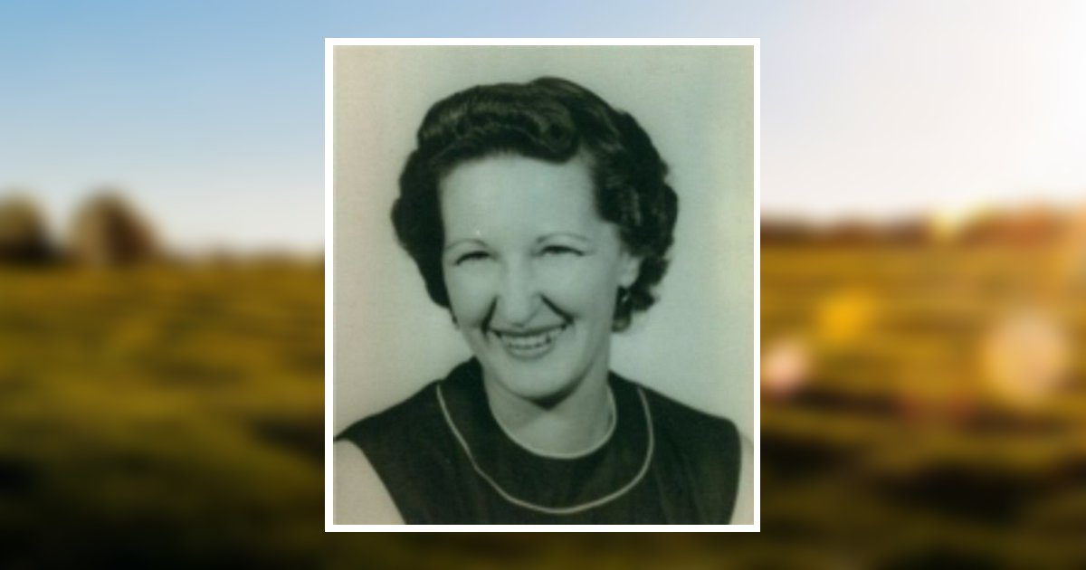 Estella R. Ricker Obituary May 30, 2020 - Armes-Hunt Funeral Home and ...