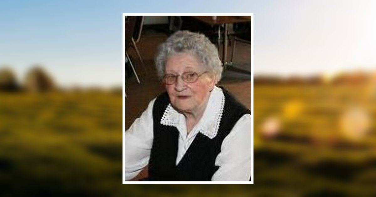 Trientje Kamminga Obituary March 4, 2013 - Ward Funeral Homes