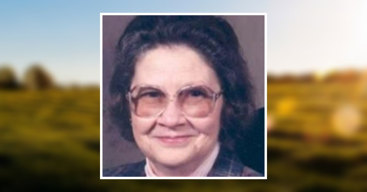 Mrs. Imogene Hancock Menser Obituary December 10, 2012 - Beshear ...