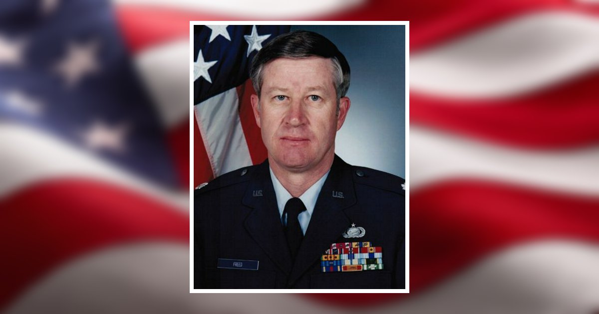 Lt. Col. Ronald Duane Freed Obituary October 8, 2024 - McAdams Mortuary