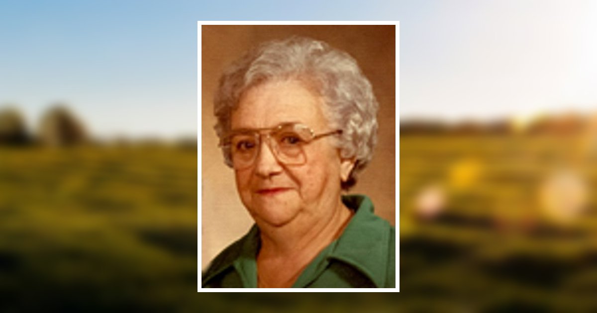Eunice V. Tennessen Obituary February 14, 2010 - Wichmann Funeral Homes