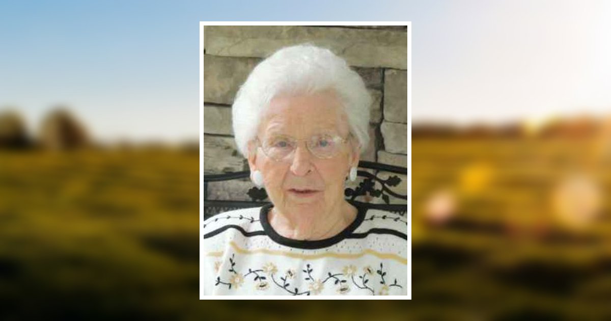 Helen L. Dobie Obituary - Wonderly Horvath Hanes