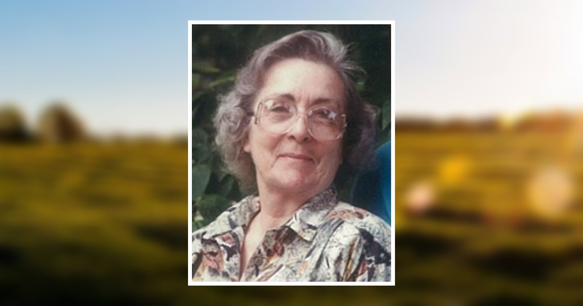 Florence Mae Utterback Obituary November 12, 2019 - McCullough Funeral Home
