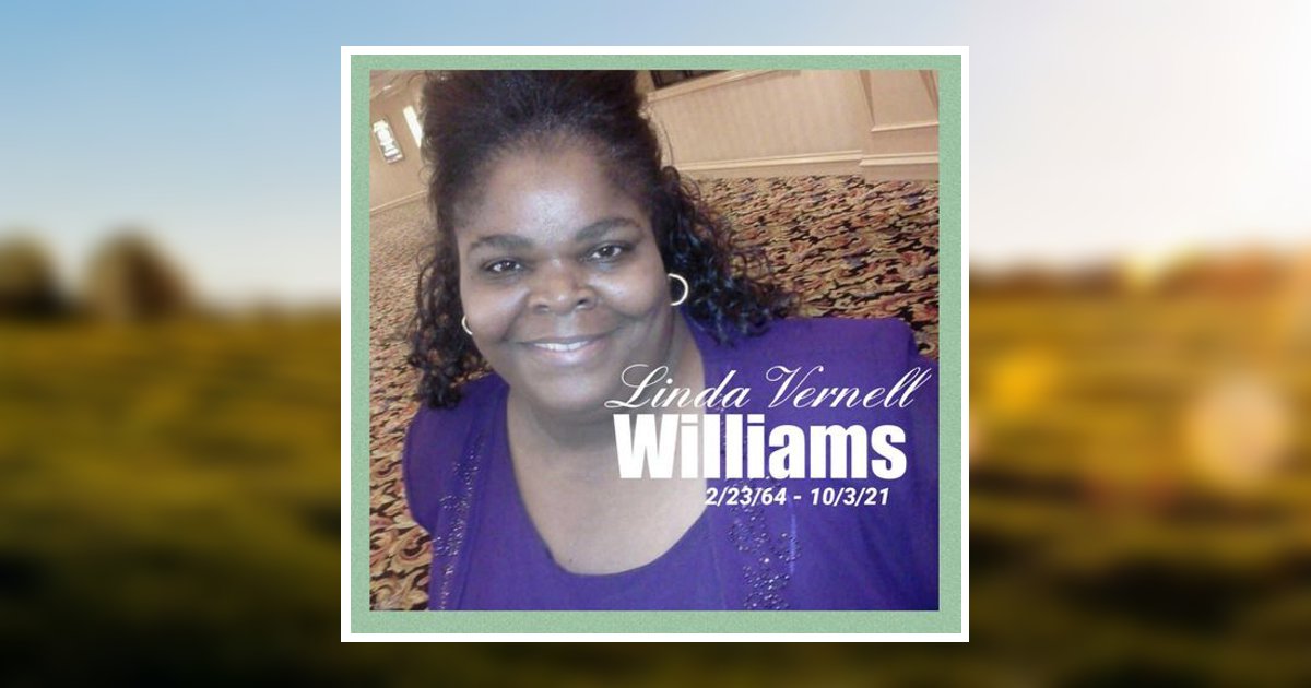 Linda Vernell Williams Obituary October 3, 2021 - Inspired Life ...