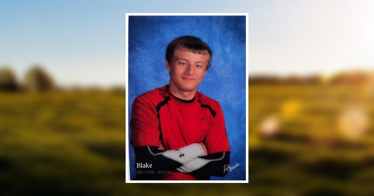 Blake Allen Obituary August 28, 2016 - Edgington Funeral Home