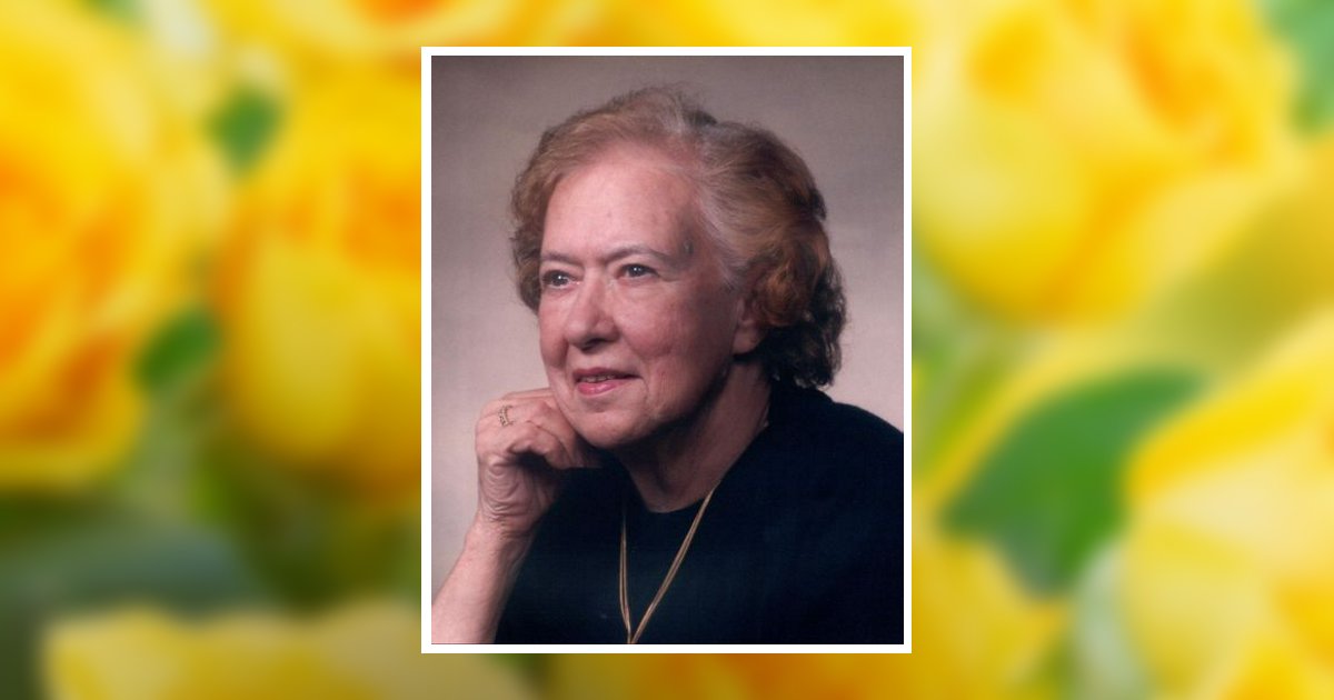 Florence G. "Jenny" Hammond Obituary August 26, 2024 - Buch Funeral Homes